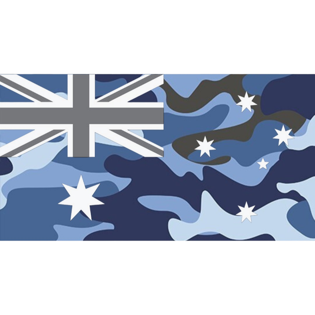 Air Force Camo Australia Flag - ANF – Valor Vinyls