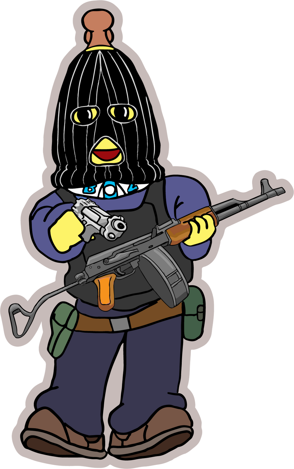 Art by Alts - Bankrobber AK – Valor Vinyls