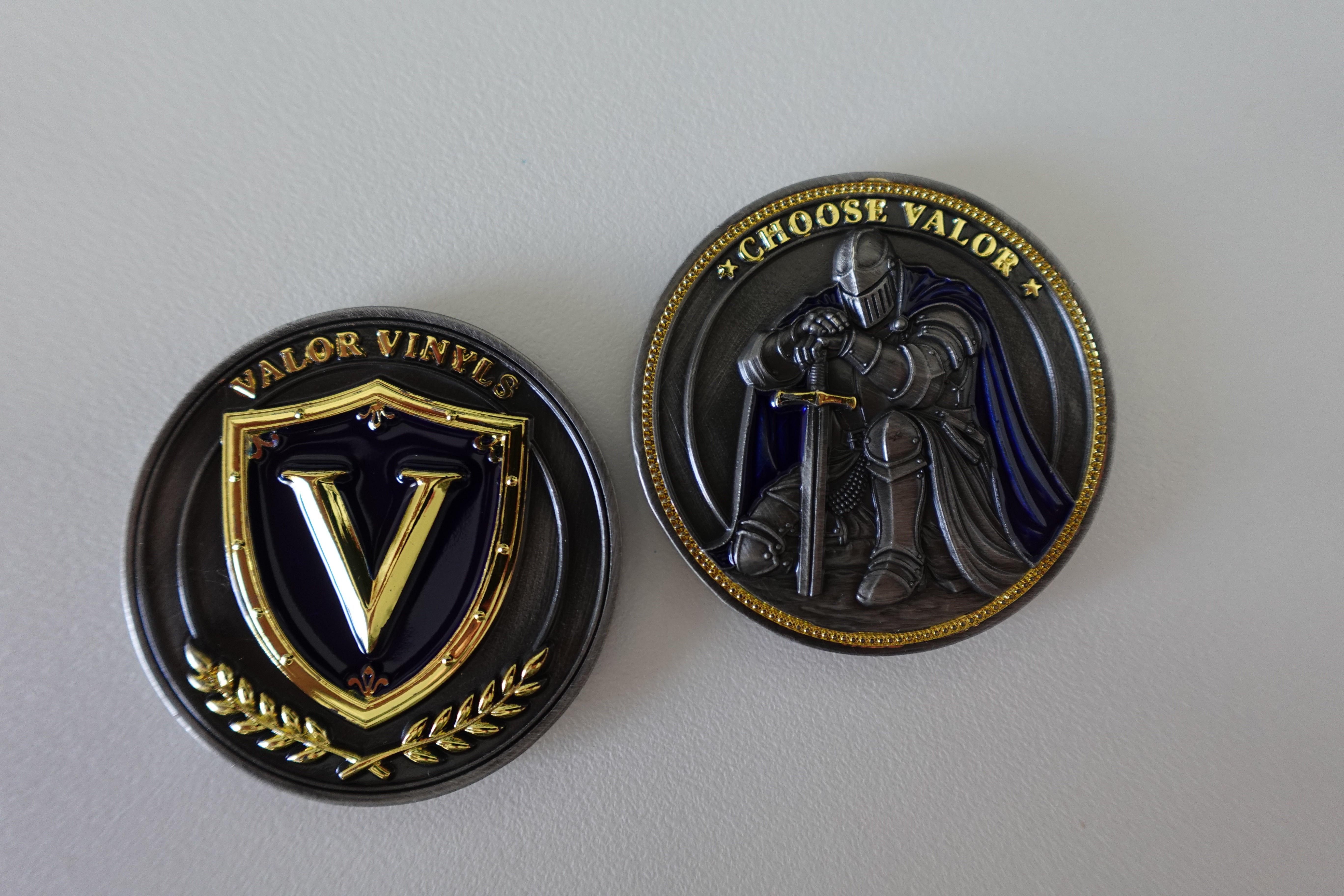 Oath of Valor - Challenge Coin – Valor Vinyls
